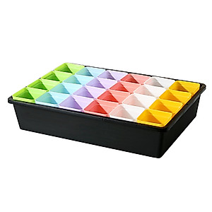 Lil Gnomies Propagator with Humidity Dome Durable Seed Tray Germinating Cutting Clone & Plant Propagation Kit (Propagator+24LitePot)