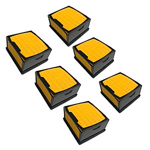 Hippotech 6pcs Air Filter for Hus qvarna K760 K770 Cut Off Concrete Saws Replaces 574362301 574362302 525470601 525470602 Air Filters