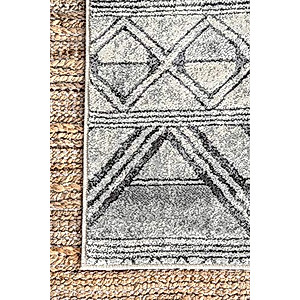 nuLOOM Teresa Moroccan Area Rug, 4' x 6', Grey