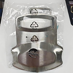 iPstyle Pan Lid Holder Spoon Rest for Pots and Pans Progressive Lid and Spoon Shelf 304 Stainless Steel Pan Lid Organizer Kitchen Decor Tool (Holder)