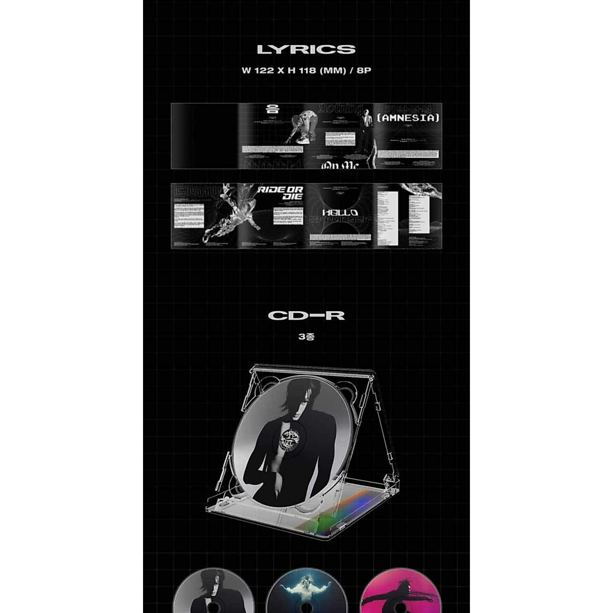 EXO Kai Kai 1st Mini Album Jewel Case Version Random Cover CD+8p Lyrics+1p AR PhotoCard+1p AR Clip Card+Message PhotoCard Set+Tracking Kpop Sealed