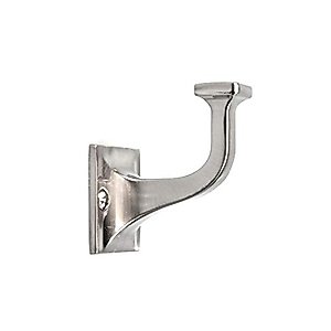 Hickory Hardware Forge Collection Coat Hooks, Wall Hooks for Hanging Coats, Hats, Towels, Robes and More, 2-3/4 Inch Long, Satin Nickel, 1 Pack