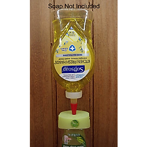 Transfer Cap For Your Lysol No Touch Auto Soap Dispenser - Refill With Your Own Hand or Dish Soap (soap not included)