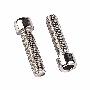 L-A 0.8mm Pitch M5x40mm Stainless Steel Hex Socket Head Cap Screws Bolts （25Pcs）