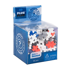 PLUS PLUS – Set of 3 Mystery Makers – Robots, Bundle 1 – Construction Building STEM | STEAM Toy, Interlocking Mini Puzzle Blocks for Kids