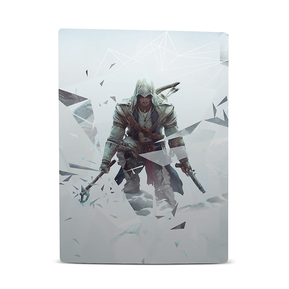 Head Case Designs Officially Licensed Assassin's Creed Connor III Graphics Matte Vinyl Faceplate Sticker Gaming Skin Decal Cover Compatible With Sony PlayStation 5 PS5 Digital Edition Console