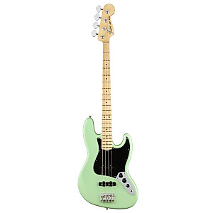 Fender American Performer Jazz Bass, Satin Surf Green, Maple Fingerboard
