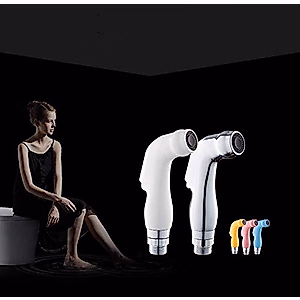 JIYTG Toilet Brush Bidets Handheld Toilet Bidet Shower Sprayer Bronze Bidet Set Nozzle Toilet Booster Spray Gun