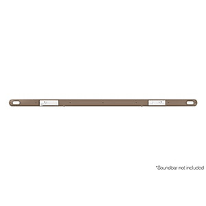 SAMSUNG Ultra Slim Soundbar Bezel, Accessory for S800B and S801B Sound Bars, Customizable to Match The Frame TV Bezels, 2022, VG-SCFBS8TK/ZA, Teak (Renewed)
