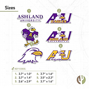 Desert Cactus Ashland University Sticker Eagles Stickers Vinyl Decals Laptop Water Bottle Car Scrapbook T2 (Type 2)