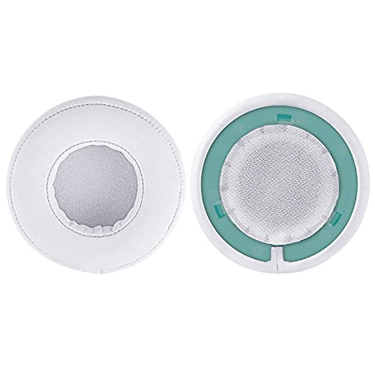 Geekria QuickFit Replacement Ear Pads for Monster Beats Pro Detox Headphones Ear Cushions, Headset Earpads, Ear Cups Repair Parts (White)