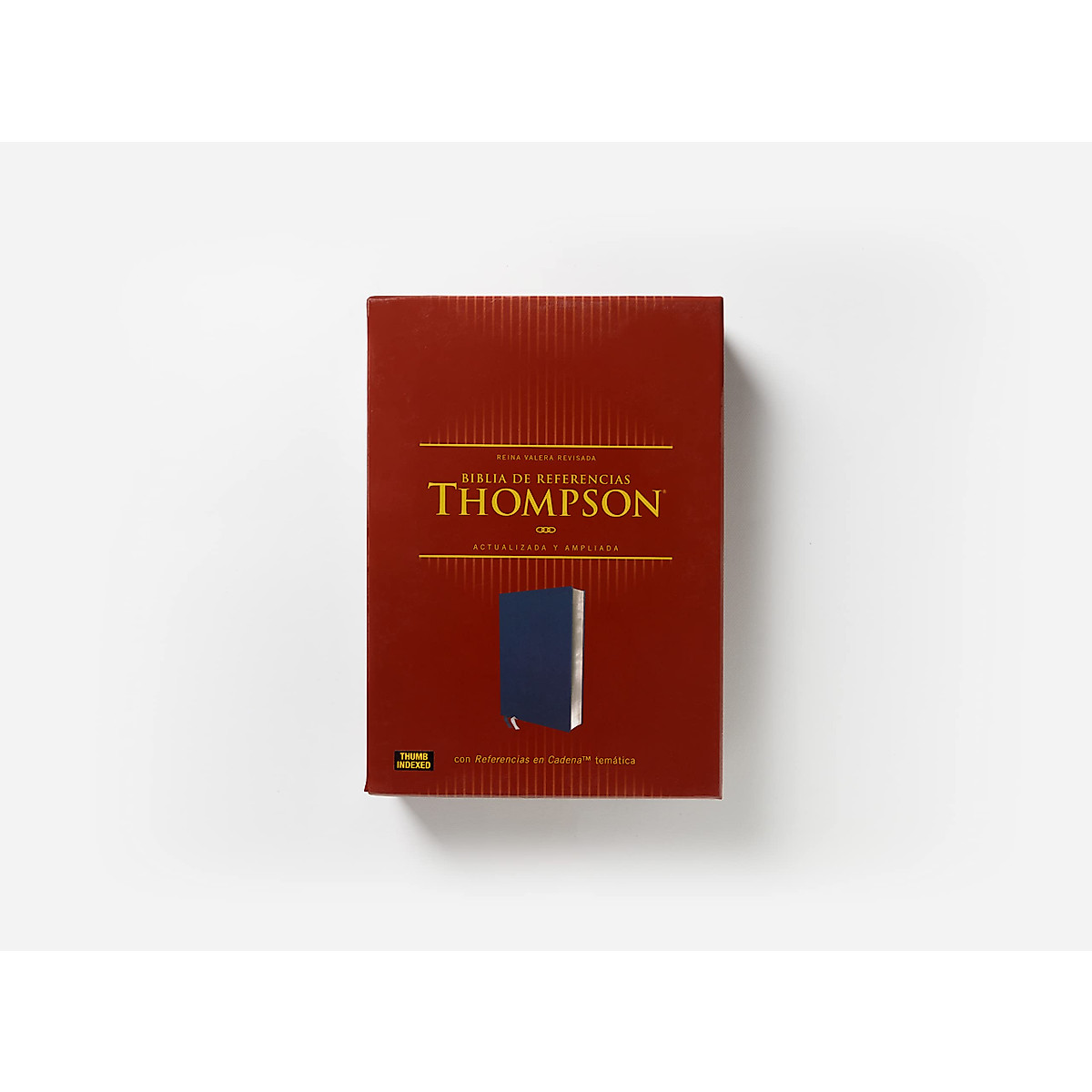 Reina Valera Revisada, Biblia de Referencia Thompson, Leathersoft, Azul añil, Palabras de Jesús en Rojo, con Índice (Spanish Edition)
