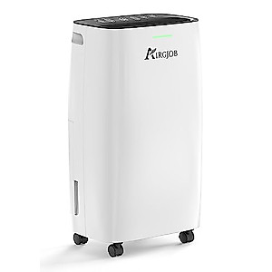 32-Pint Dehumidifier for Basement and Large Room - 2000 Sq. Ft, Quiet Dehumidifier for Large Capacity Room Home Bathroom Basements - Auto Continuous Drain Remove Moisture, With Child Lock