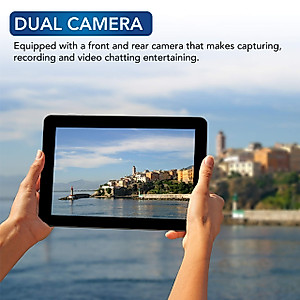 HYUNDAI HyTab Plus Tablet, 10 Inch Tablet, IPS Display, 4G LTE (T-Mobile only), WiFi Tablet, Quad-Core Processor, 2GB RAM, 32GB Storage, Dual Camera, Android 10 Go Tablet, 5000 mAh Battery - Graphite