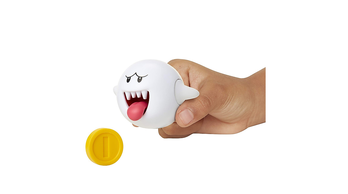 Super Mario Boo Action Figure - Collectible 4 Inch Toy
