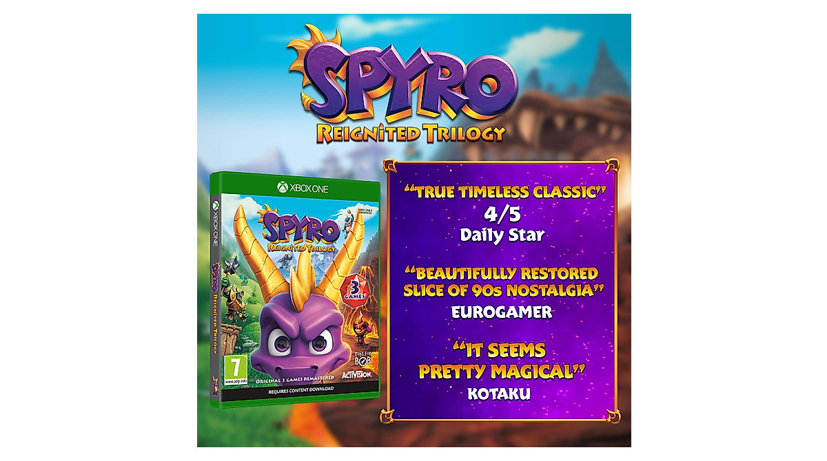 Spyro Trilogy Reignited - Play on Xbox One Now