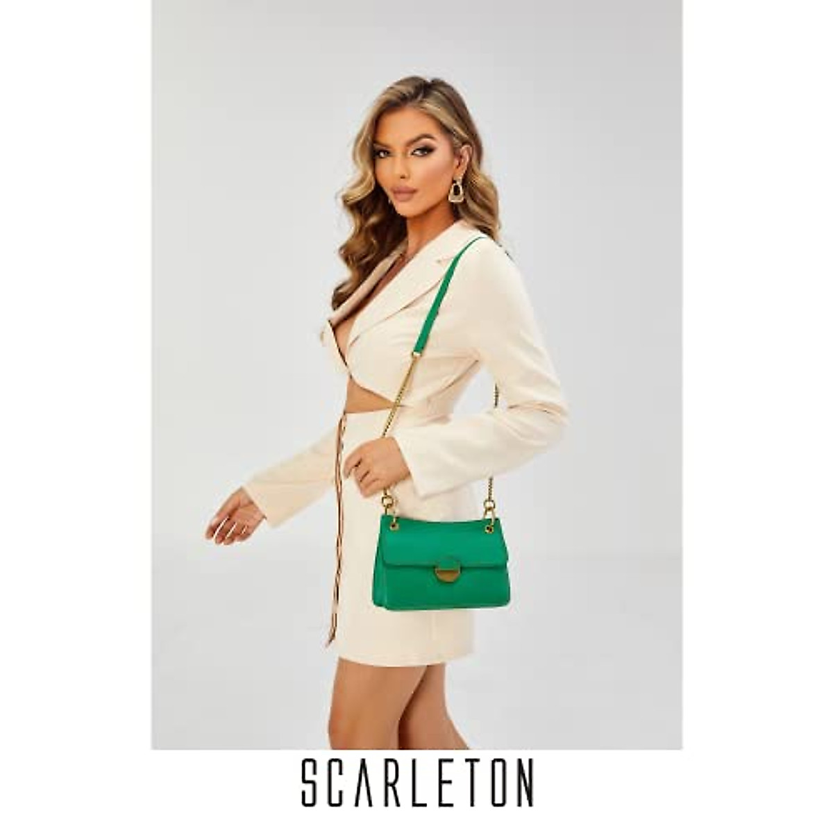Scarleton Cross Body Bag, Purses and Handbags, Slim Cross Body Purse, Women’s Crossbody Handbags, Travel Bag Small, H2090_13 - Green