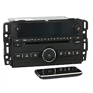 1 Factory Radio 638-00661-BT2 AM/FM Radio CD Player AM/FM/CD w/Bluetooth And AUX Input Remanufactured Black OE Part Number: 25799567 AM/FM Radio CD Player