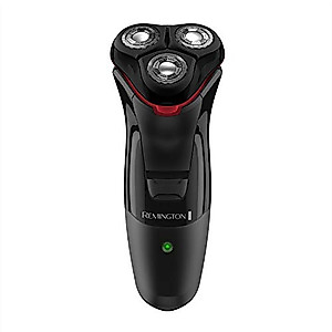 Remington PR1335B R3000 Series Men's Electric Razor with Precision Plus Heads Stubble Attachment Included Black, Black/Blue, 1 Count