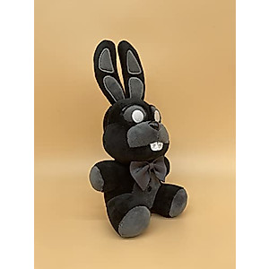 XSmart Mall | Shadow Bonnie/Ghost Rabbit | Special Version |Black | Fan Made | Plush Toy, Gifts for Kid, Girls, Boys | 7"