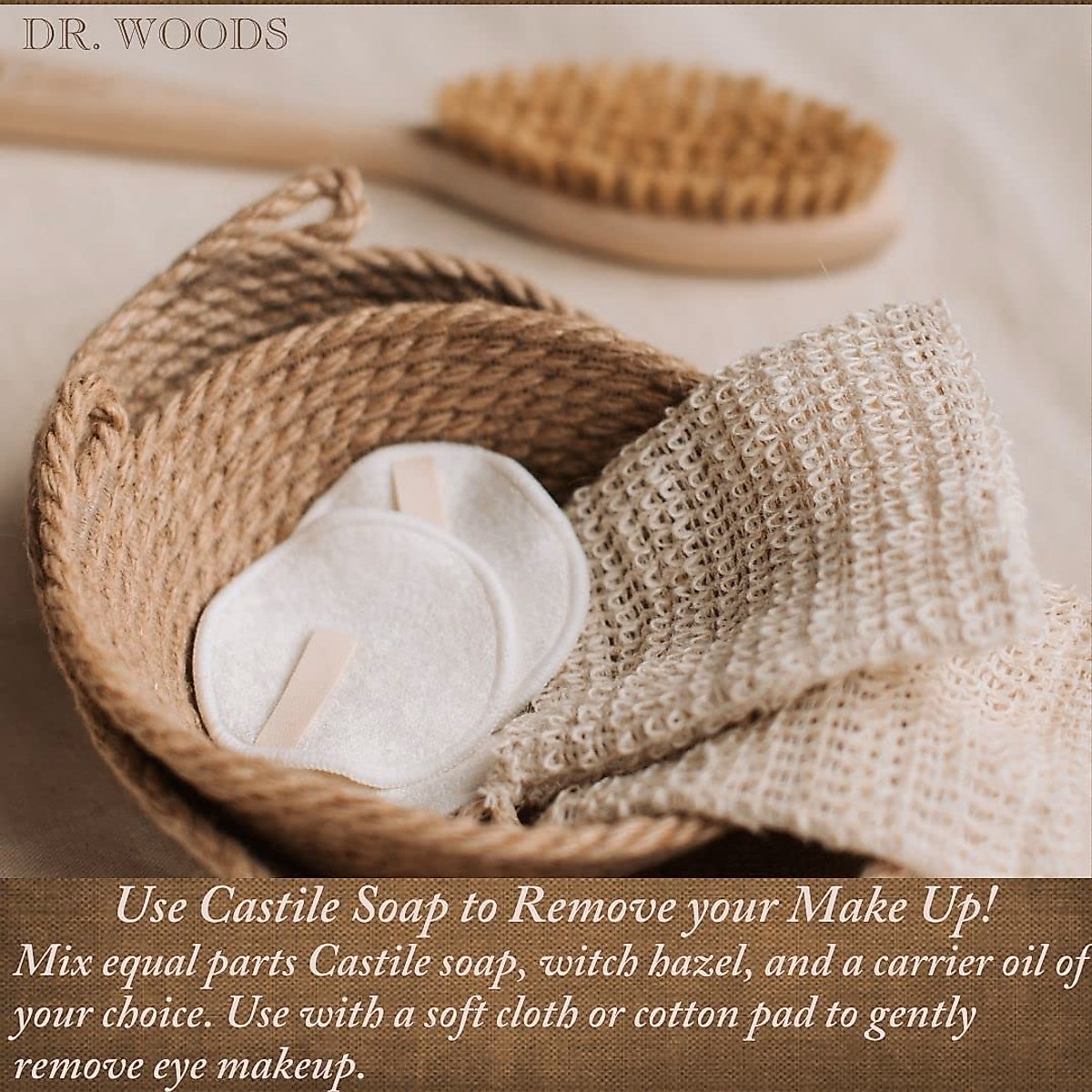 Dr. Woods Pure Castile Soap, Almond, 32 Fl. Oz