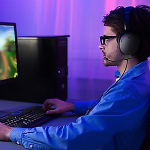 Gneinour QC45 Boom Mic Compatible with Bose QuietComfort 45 Noise Cancelling Headphone, Boom Microphone Cable with Mute Switch for PS4, PS5, PC, Xbox One Controller, 4ft