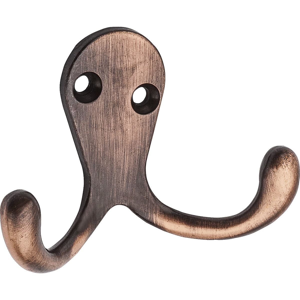 National Hardware N334-839 V163 Double Clothes Hooks in Antique Bronze, 2 pack
