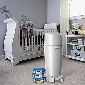 Playtex Diaper Genie Refills for Diaper Genie Diaper Pails - Holds Up to 270 Diapers