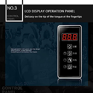 MNSSRN Commercial Ice Cream Machine, Hard Ice Cream Machine Cone Machine Ice Cream Machine, Commercial Fully Automatic Desktop Ice Cream Machine