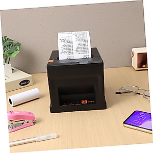 CHILDWEET Black Thermal Paper Printer Abs Thermal Pos Printer Pos Printer Receipt Printer