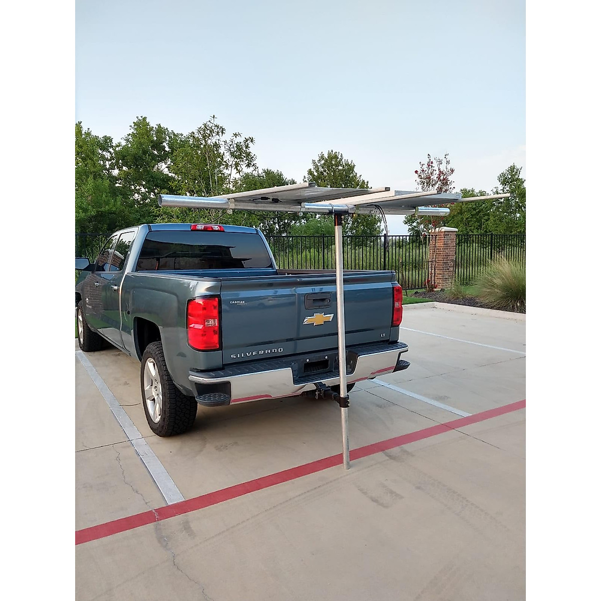 Wind Turbine Solar Panel Mount RV/Truck/Trailer Tow Hitch Portable (Fits 2" [ 2.375" ] Pipe)