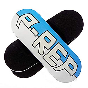 P-REP Large Logo - Solid Performance Complete Wooden Fingerboard (Chromite, 34mm x 97mm)
