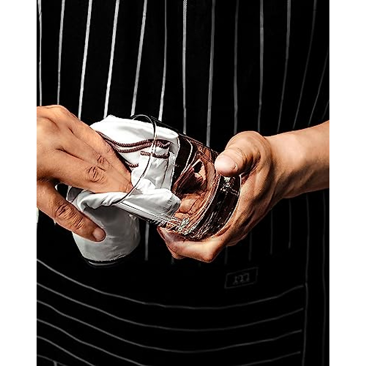 LUXU Whiskey Glasses-Premium 11 OZ Scotch Glasses Set of 6 /Old Fashioned Whiskey Glasses/Perfect Scotch Bourbon Whiskey Tumblers/Style Glassware for Bourbon/Rum glasses/Bar whiskey glasses,Clear