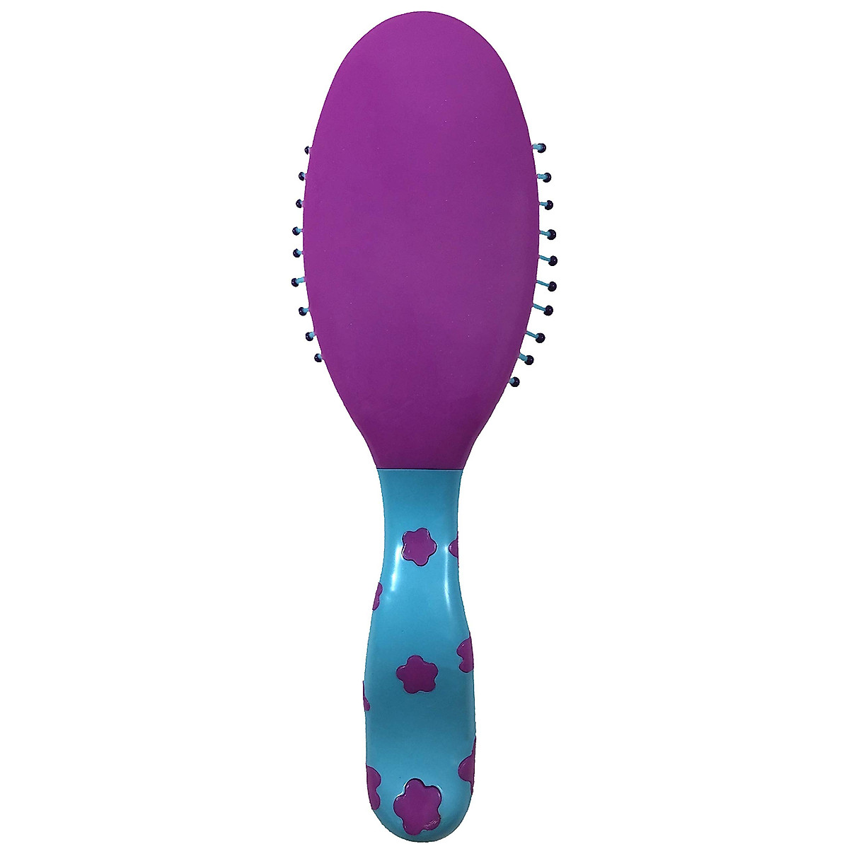 Scunci 2-Piece Girl Set Cushion Brush and Comb in Assorted Colors (1-Pack)