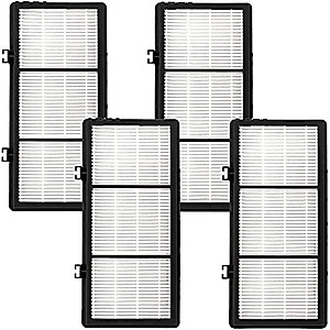 Fette Filter- AER1 Filter D Air Purifier Filters Compatible with Holmes AER1 HAPF300/HAPF30 (D Filter) and Bionaire BAP536/BAP516, Compare to parts HAPF300AH-U4R, HAP242-NUC (Pack of 4)