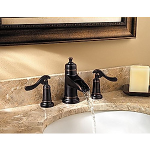 Pfister LG49YP1Y Ashfield 2-Handle 8" Widespread Bathroom Faucet in Tuscan Bronze, Water-Efficient Model