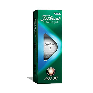 Titleist AVX Golf Balls, White, Prior Generation (One Dozen) (T9011S)