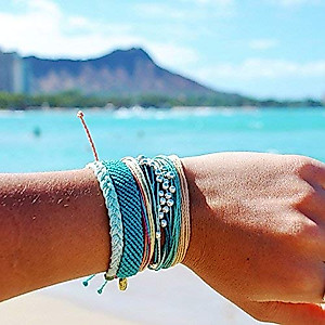Pura Vida Beach Life Single Bracelet - Handcrafted - 100% Waterproof Wax Coated Accessories