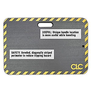 CLC Custom Leathercraft 302 Medium Shock Absorption Kneeling Pad, 14 x 21-Inch,Black