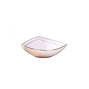 KOWMcp Dinner Plates 20.5 * 5cm White Rectangular Dinner Platter, Restaurant Dessert Plates for Appetizers, Snacks, Sushi, Lunch, Chips, Party