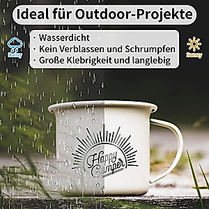 14 Pack Permanent Vinyl for Cricut, Lya Vinyl 12" x 12" Glossy Permanent Vinyl Sheets for Cricut and Silhouette, Cricut Vinyl for Mug & Cup & Glass Window, Party Decoration, Craft Cutter, Home Decal