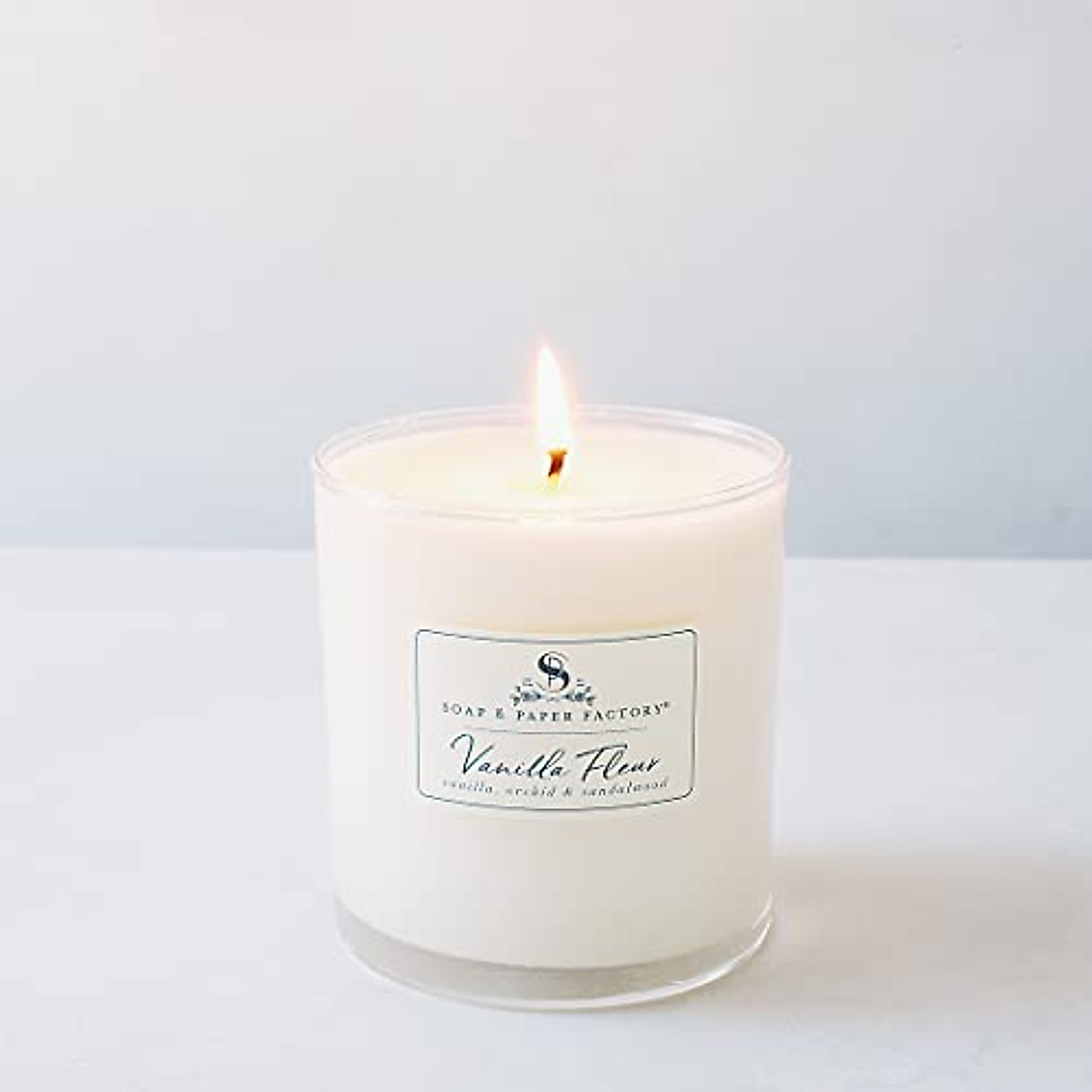 Soap & Paper Factory Vanilla Fleur 9.5 oz Large Soy Candle