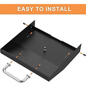 Griddle Lid for Blackstone 17 inch Griddle Hood 1832 Adventure Ready Tabletop Griddle w/handle, Accessories for Blackstone 1971 17" Griddle Hinged Lid, Updated Blackstone 17 inch Hard Cover