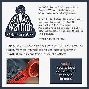 Turtle Fur Beanie Chelonia 150 Fleece Hat, Black