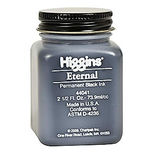 Higgins Black Eternal Ink, 2.5 Oz Bottle (44041)