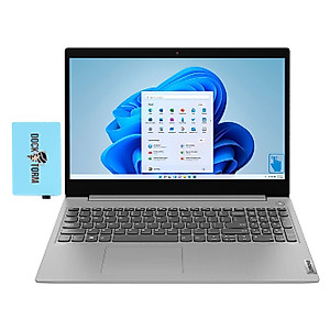 Lenovo IdeaPad 3 15.6" 60Hz HD IPS Touchscreen Home & Business Laptop (Intel i3-1115G4 2-Core, 12GB RAM, 256GB PCIe SSD, Intel UHD, WiFi 6, Bluetooth 5.2, HD Webcam, USB 3.1, Win 11 Pro) with Hub