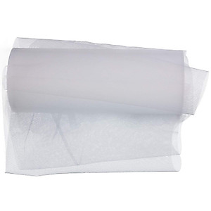 White Tulle Spool 12 Inch x 100 Yards for Tulle Decoration