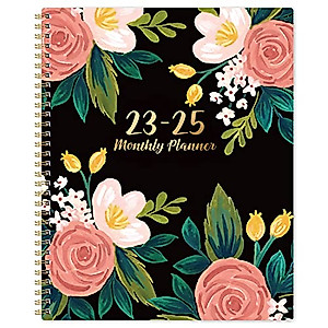 Monthly Planner 2023-2025 - Jul. 2023 - Jun. 2025, Monthly Calendar 2023-2025, 9" x 11", 2 Year Monthly Planner with Monthly Tabs, Flexible Cover,Twin-Wire Binding, Perfect Organizer