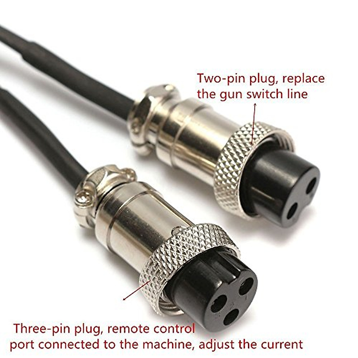 TOSENBA TIG Welder Foot Pedal 2+3 Pin for TIG Welding Machines Power Control Equipment