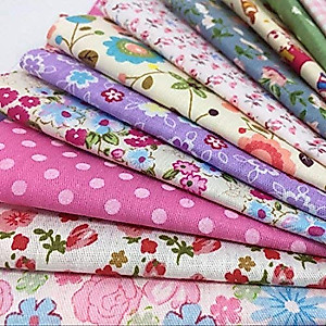 levylisa 100 Pieces 6'' x 6''100% Printed Cotton Quilting Fabric Patchwork Precut Fabric Quilt Squares DIY Sewing Quarter Bundle Fabric for DIY Craft Embellishment Sewing Scrapbooking Quilting